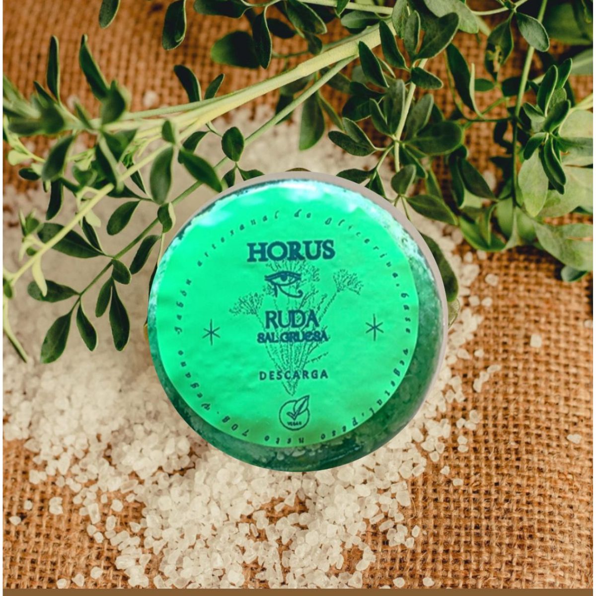 ARTISAN RUE SOAP 70g WITH COARSE SALT -VEGAN – Horus